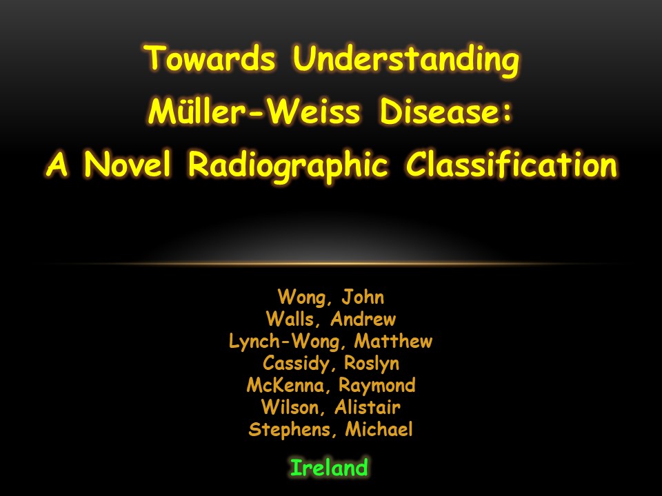 Towards understanding Müller-Weiss disease: a universal platform